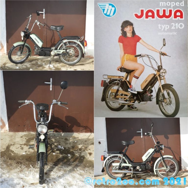 JAWA Babetta 210 1989 - retro2oo.com - veteran.com.pl