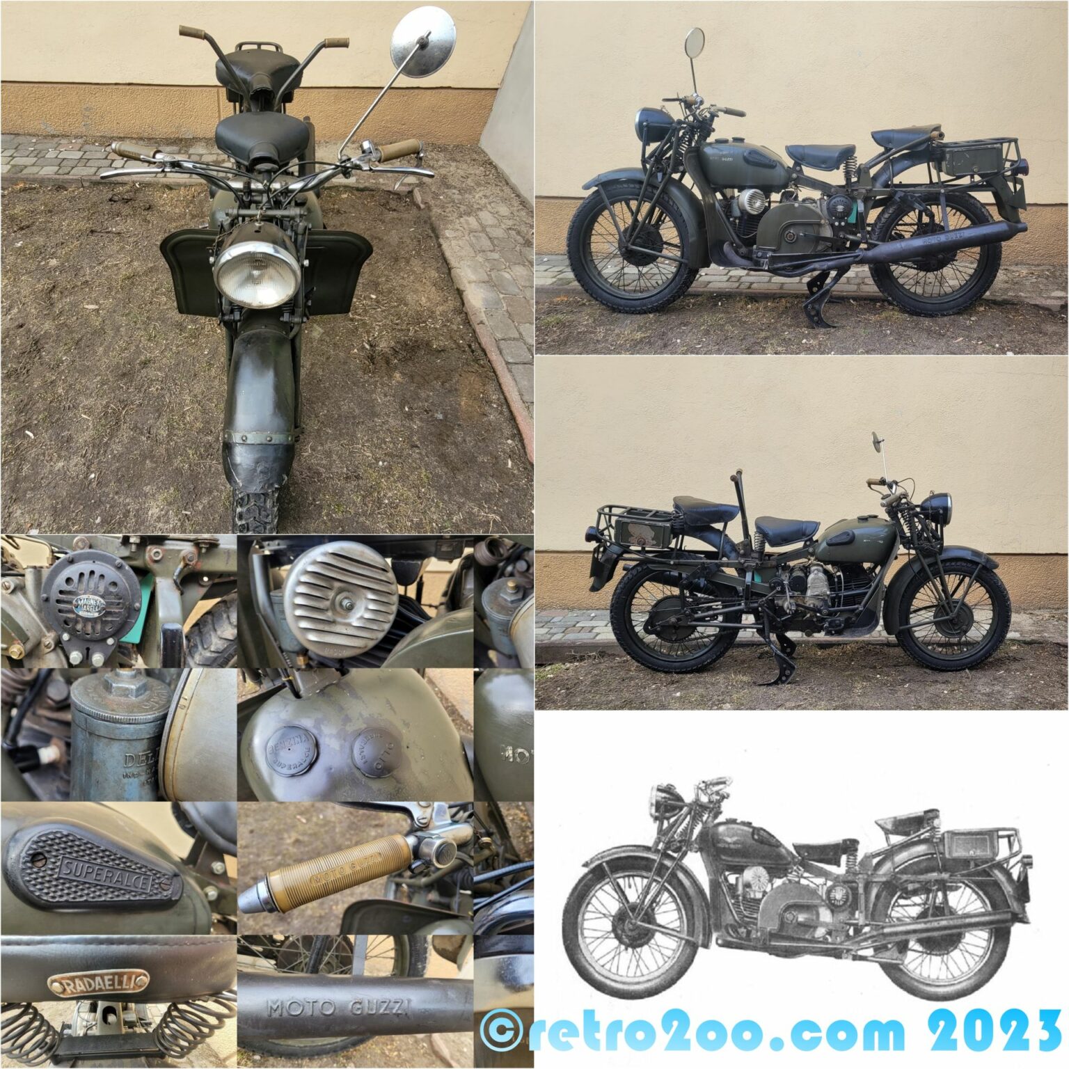 Przyczepka motocyklowa PAV 40. Nowa metalowa replika. Katalog ...